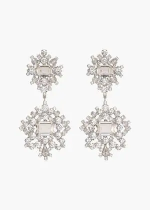 JENNIFER BEHR Angelica Earrings - Crystal