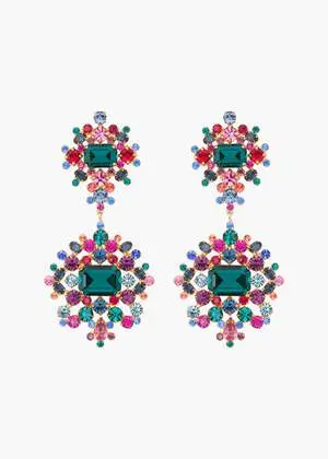 JENNIFER BEHR Angelica Earrings - Emerald
