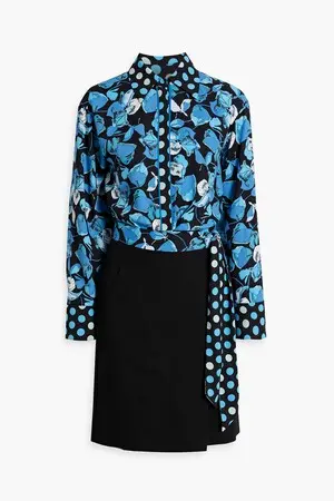 Diane Von Furstenberg Olia Printed Wrap Dress