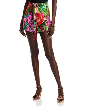 Farm Rio Jardin De Reve Floral Print Shorts - Jardin De Rêve Multicolor