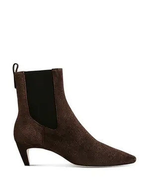 REFORMATION Roberta Ankle Boots - Boss Suede