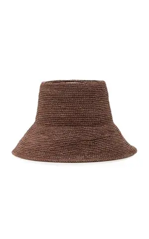 Janessa Leoné Felix Packable Crochet Bucket Hat - Brown