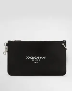 Dolce & Gabbana Calfskin Toiletry Bag - Black
