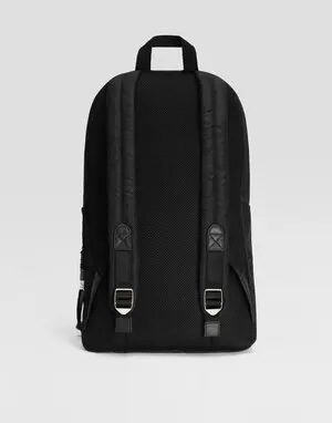 Dolce & Gabbana Nylon Mesh Backpack With Dg Logo
