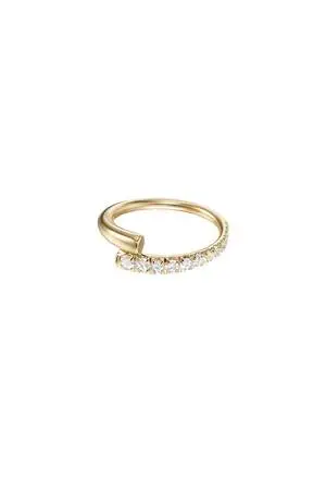Melissa Kaye Lola Ring - 18k Yellow Gold & Diamonds