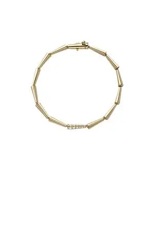 Melissa Kaye Lola Linked Bracelet - 18k Yellow Gold & Diamonds