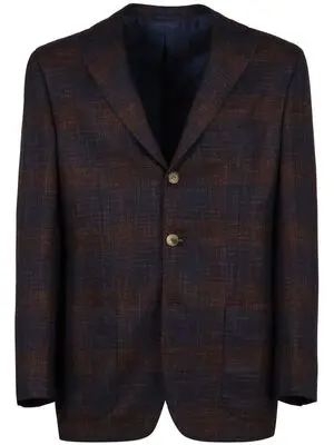 Kiton Check-pattern Blazer