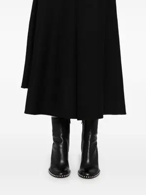 JNBY Asymmetric Draped Skirt - Black