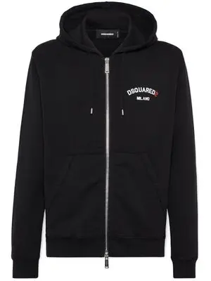 Dsquared2 Logo-print Zip-up Hoodie
