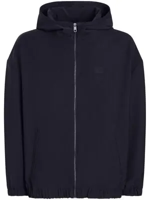 Dolce & Gabbana Logo-plaque Hooded Jacket