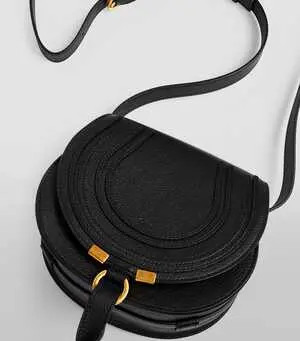 Chloé Small Marcie Saddle Bag - Black
