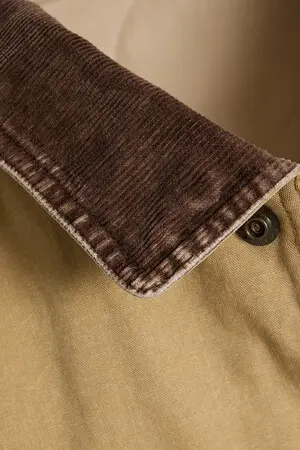 John Elliott Corduroy-trimmed Cotton-canvas Jacket