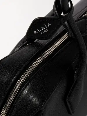 Alaïa Le Teckel Textured-leather Shoulder Bag - Black