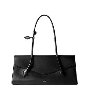 Alaïa Le Teckel Flap Shoulder Bag - Black