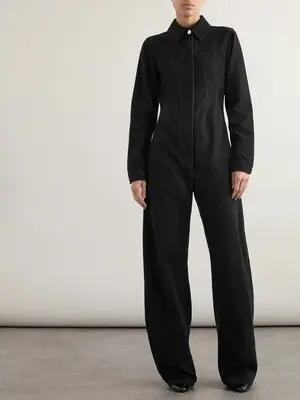 Alaïa Denim Jumpsuit - Black
