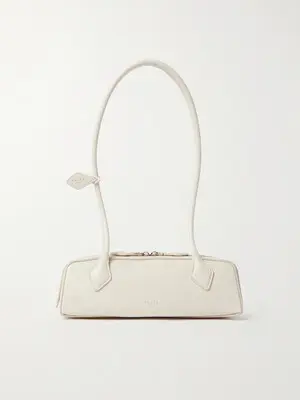Alaïa Le Teckel Leather Shoulder Bag Neutrals