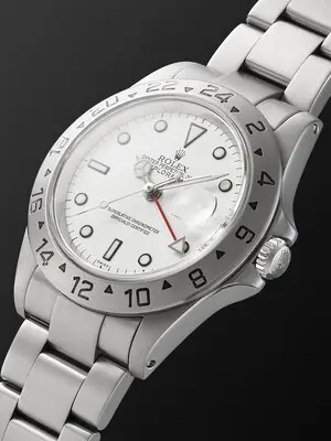 STEPHANIE WINDSOR Windsor Rolex Explorer Ii Automatic 40mm Stainless Steel Watch