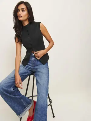 Reformation Mock Neck Blouses