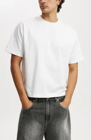 COTTON ON Cropped Fit T-shirt White