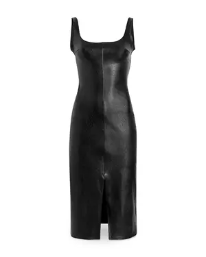 Commando Faux Leather Midi Tank Dress