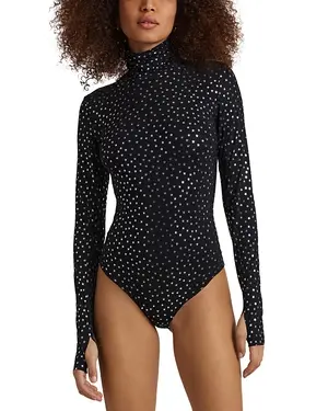 Commando Classic Turtleneck Bodysuit - Silver Star