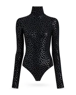 Commando Classic Turtleneck Bodysuit - Silver Star