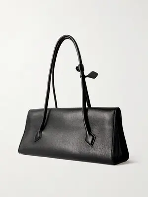 Alaïa Le Teckel Flap Shoulder Bag - Black