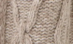 Mulberry Pimlico Cable Knit Lambswool Scarf