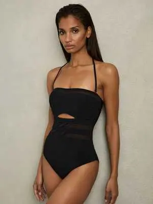 Black Cut Out Swimsuits