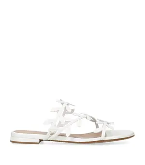 GIANVITO ROSSI Laurel Detail Flavia Sandals - White