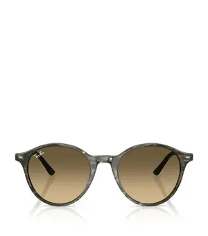 Ray-ban Rb2230 Round Frame Sunglasses - Green