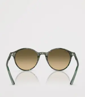 Ray-ban Rb2230 Round Frame Sunglasses - Green