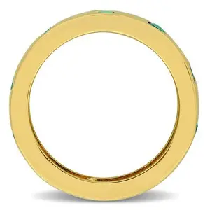 JULIANNA B. Lab-created Gemstone Eternity Ring - Emerald