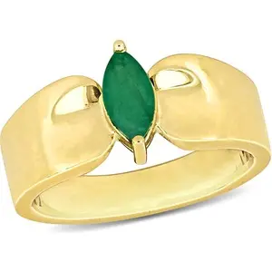 JULIANNA B. Gemstone Ring 10k Gold - Emerald
