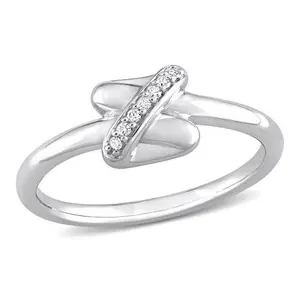 JULIANNA B. 14k Gold Diamond Ring - White Gold