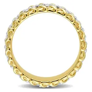 JULIANNA B. 14k Diamond Twisted Ring
