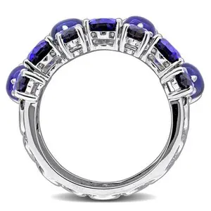 JULIANNA B. 14k White Gold Lab-created And Lab Grown Diamond Eternity Ring