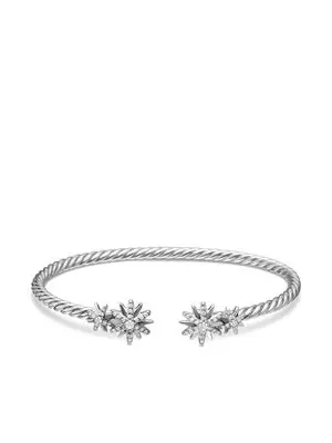 David Yurman Starburst Diamond Bracelet - Silver