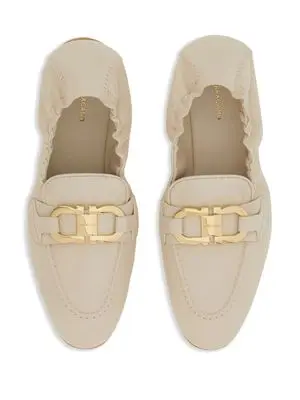 FERRAGAMO Elasticated Leather Loafers