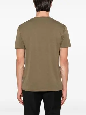 TOM FORD Logo-embroidered T-shirt - Green