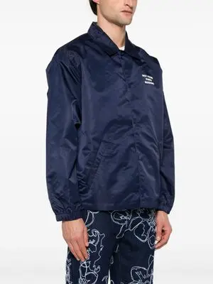 Drole De Monsieur Slogan Jacket - Blue