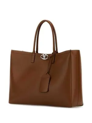 Valentino Garavani Large Vlogo Locker Tote - Brown