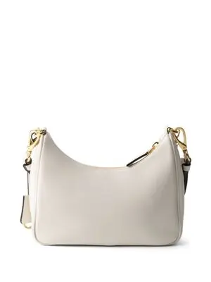 Prada Mini Re-edition Shoulder Bag - White