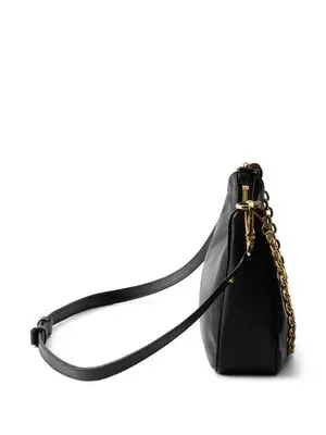 Prada Re-edition Leather Mini Bag - Black