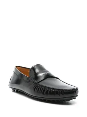 TOD'S Leather Loafers - Black