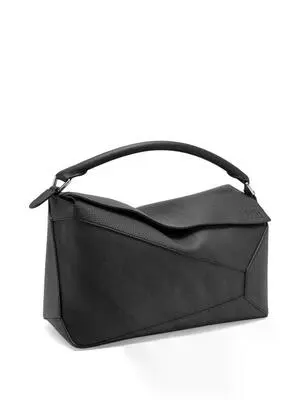 Loewe Large Puzzle Edge Shoulder Bag - Black
