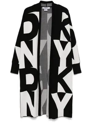 Dkny Logo-print Cardigan