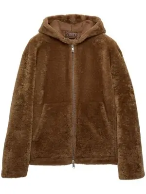 Prada Shearling Jacket - Brown