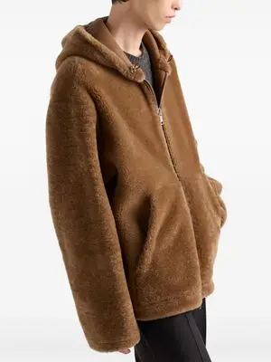 Prada Shearling Jacket - Brown