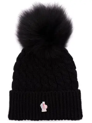 Moncler Wool Beanie - Black